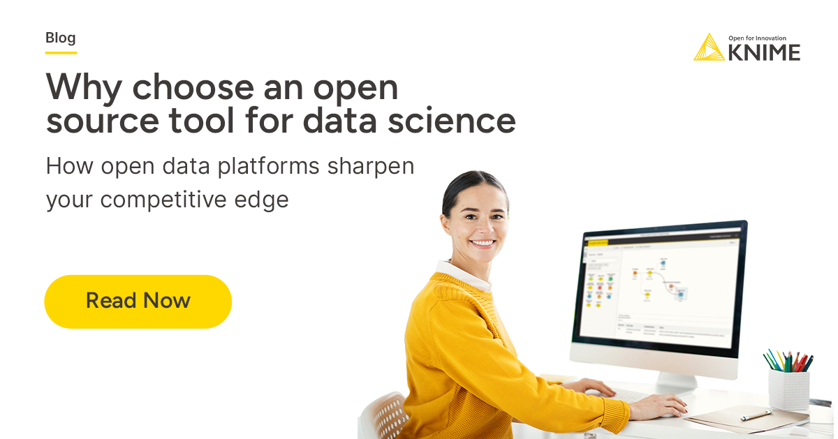 Why choose an open source tool for data science | KNIME