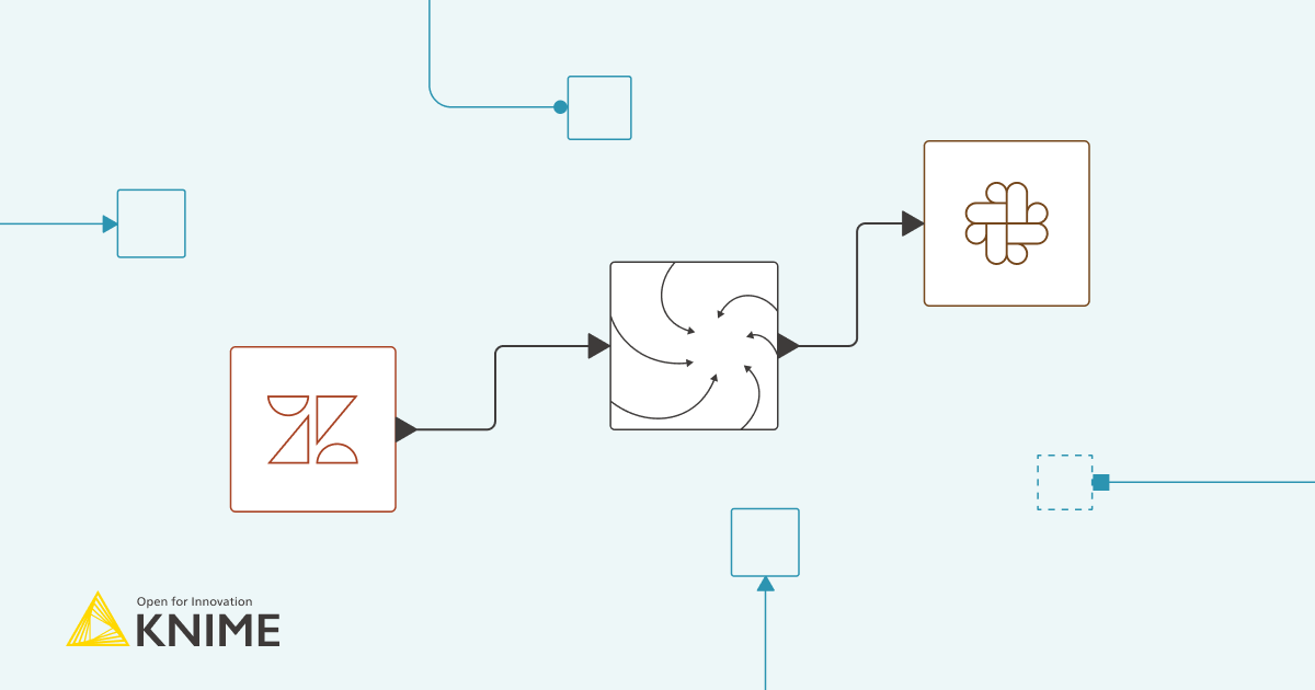 How to Summarize Zendesk Support Tickets with GenAI and Share them on Slack | KNIME
