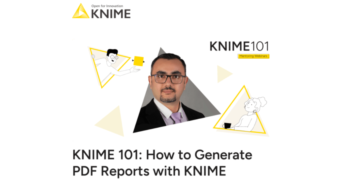KNIME101: How to Generate PDF Reports with KNIME | KNIME