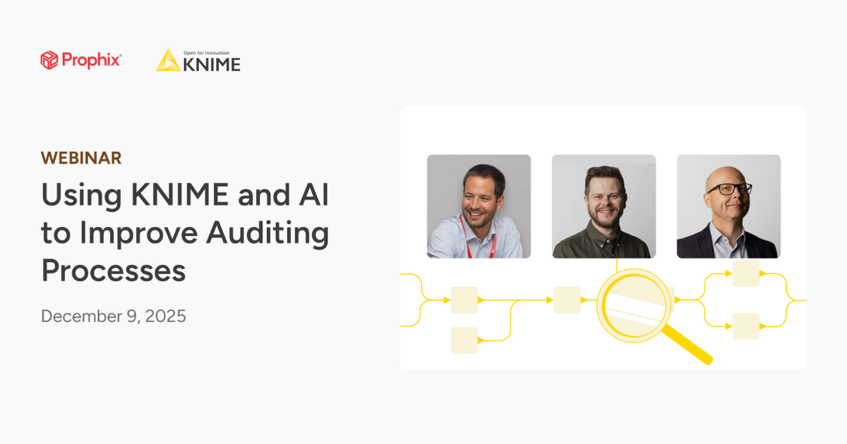 Using KNIME and AI to improve Auditing Process | KNIME